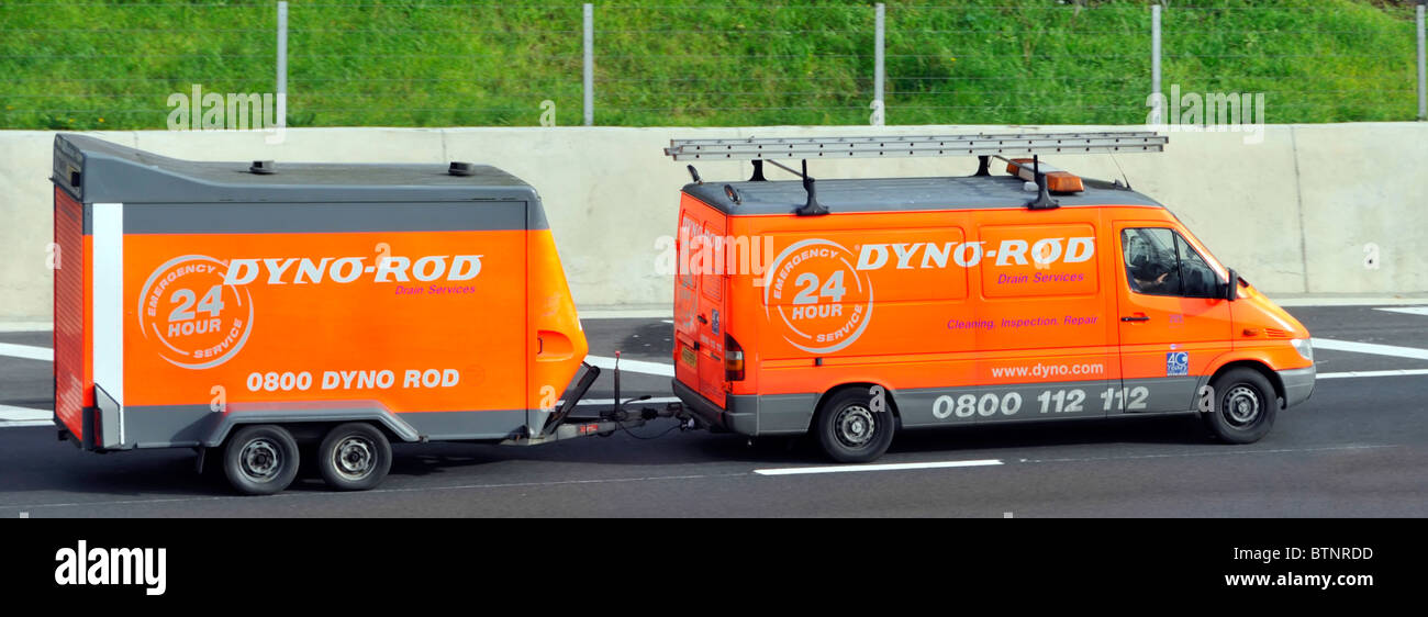 Dyno rod van et remorque Photo Stock - Alamy