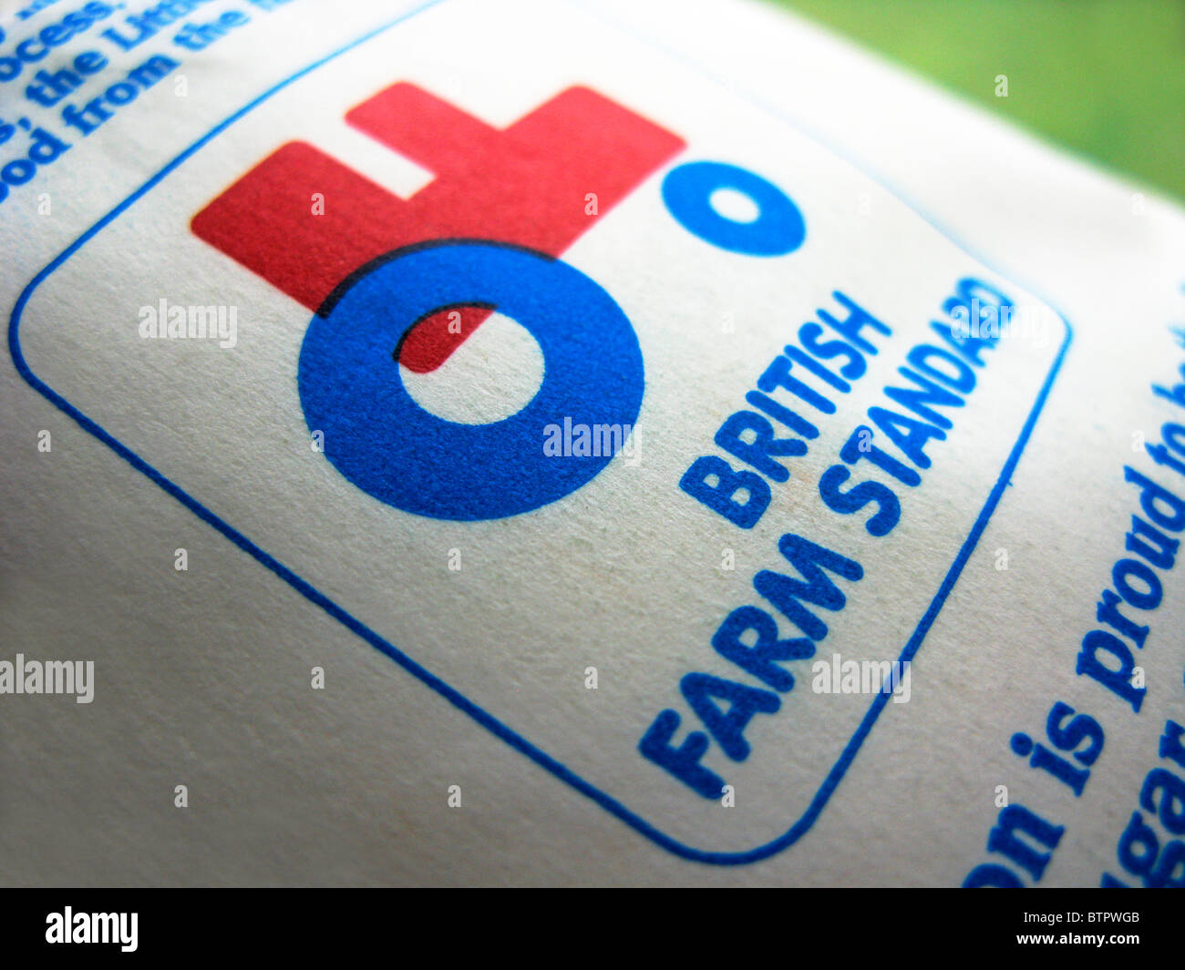 La ferme du logo standard Assured Food standards de l'association le ...