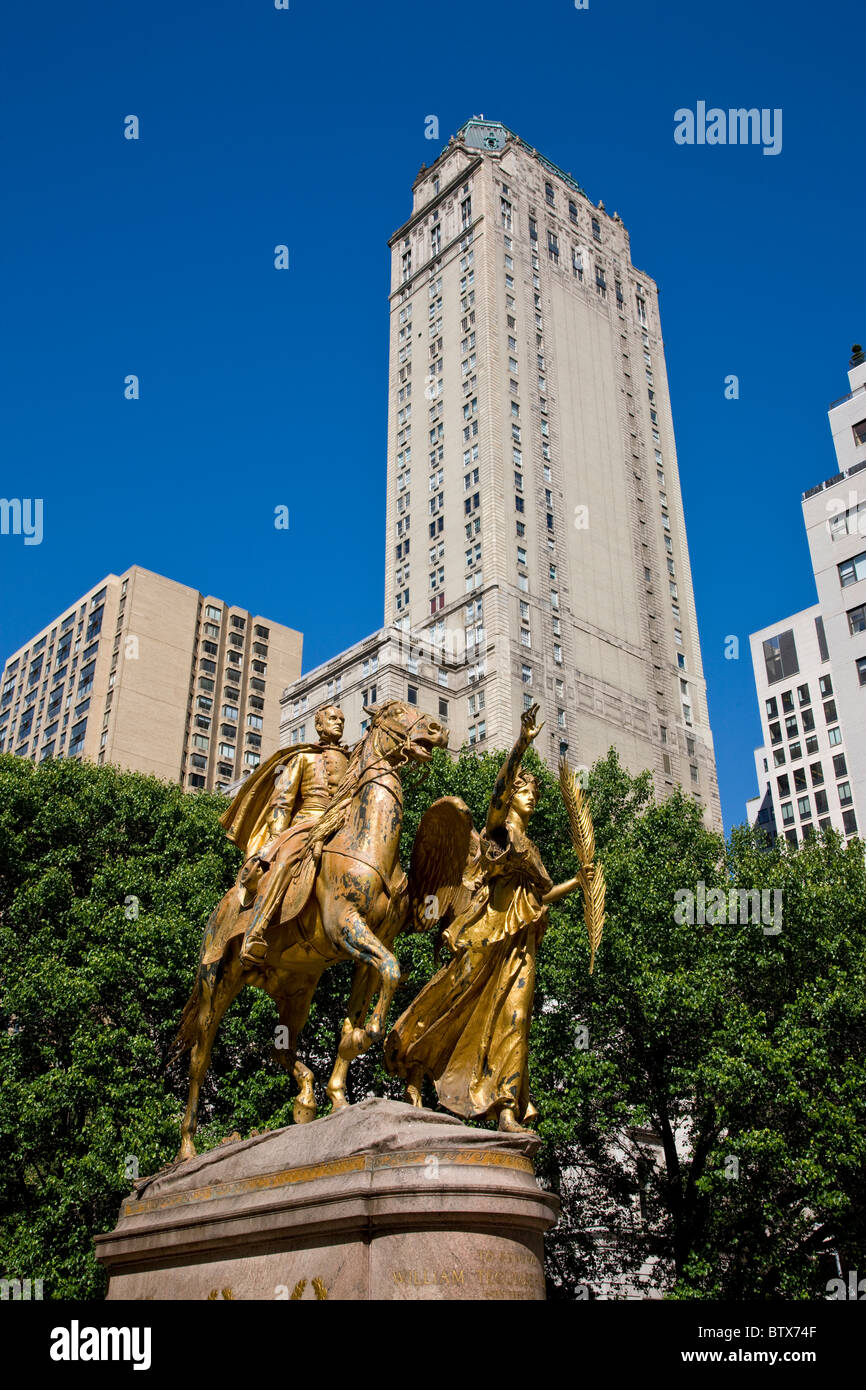 General sherman monument statue Banque de photographies et d’images à ...