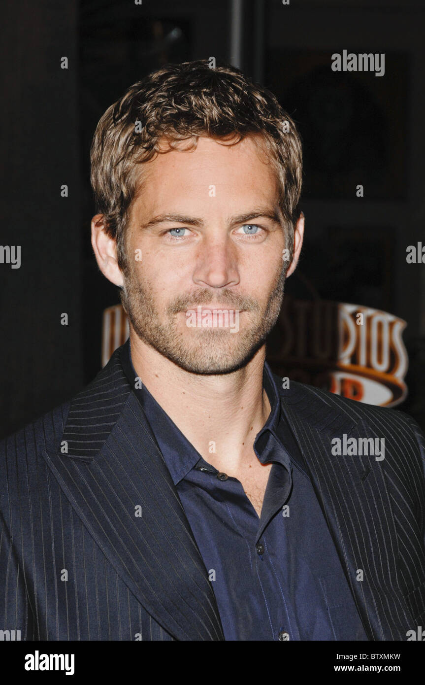 Paul walker fast and furious 4 premiere Banque de photographies et d ...