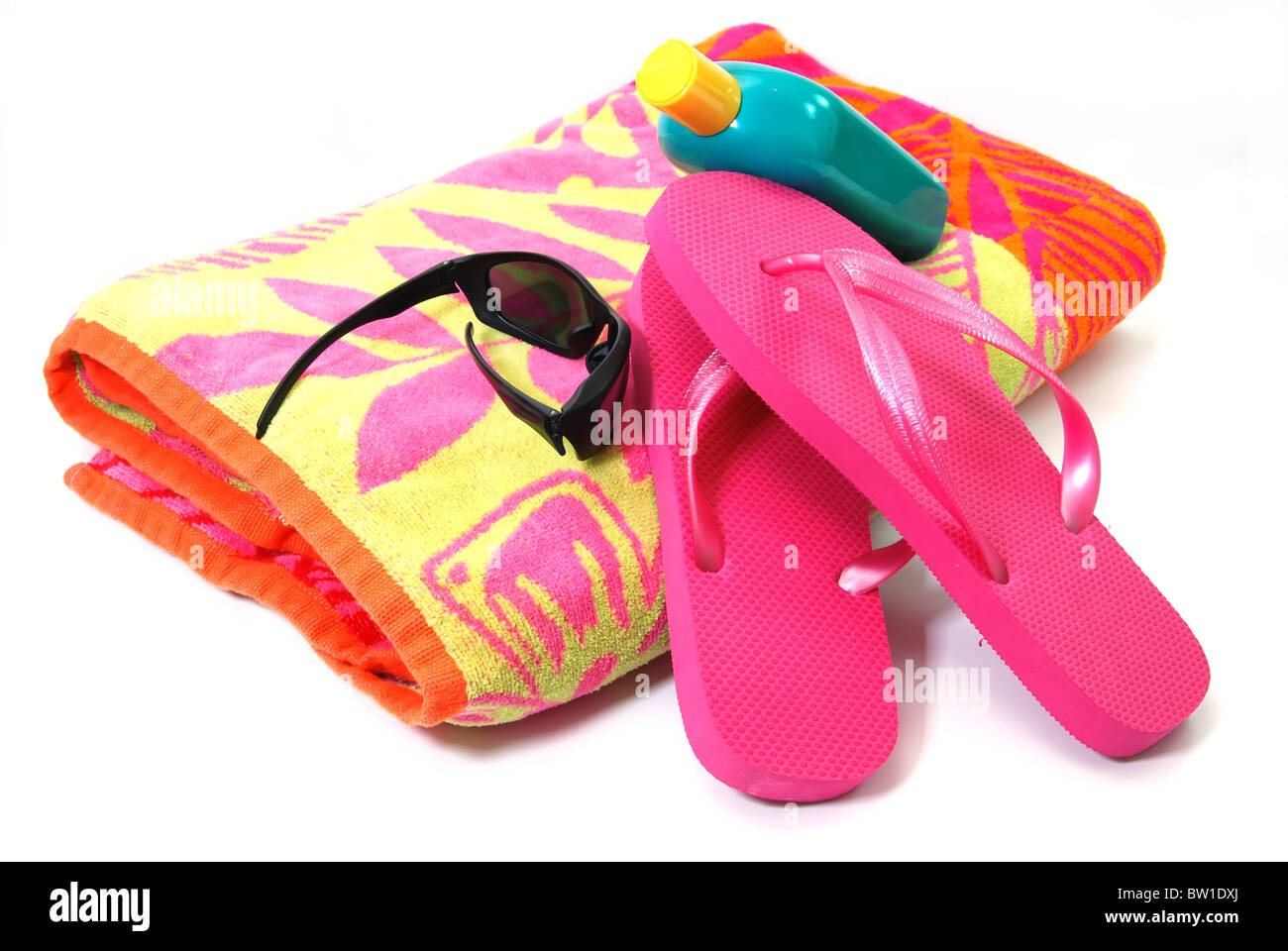 Tongs Sur La Plage Banque d'image et photos - Alamy