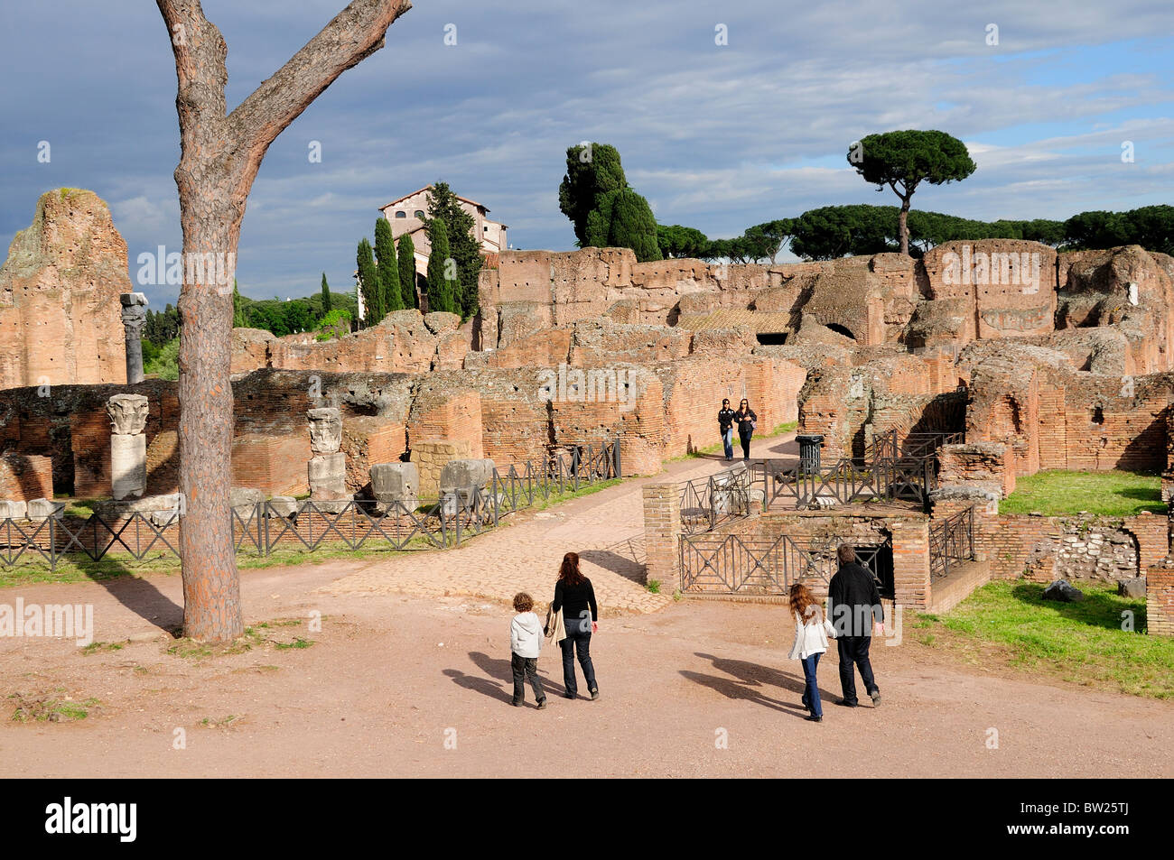 Domus flavia palatine hill Banque de photographies et d’images à haute ...