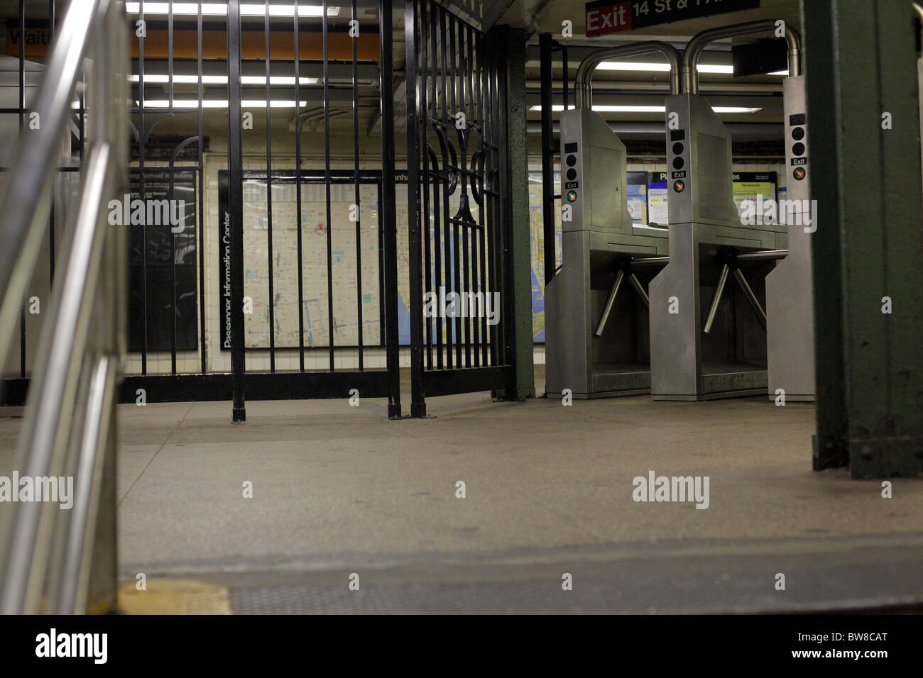 Métro métro tourniquet Banque de photographies et d’images à haute ...