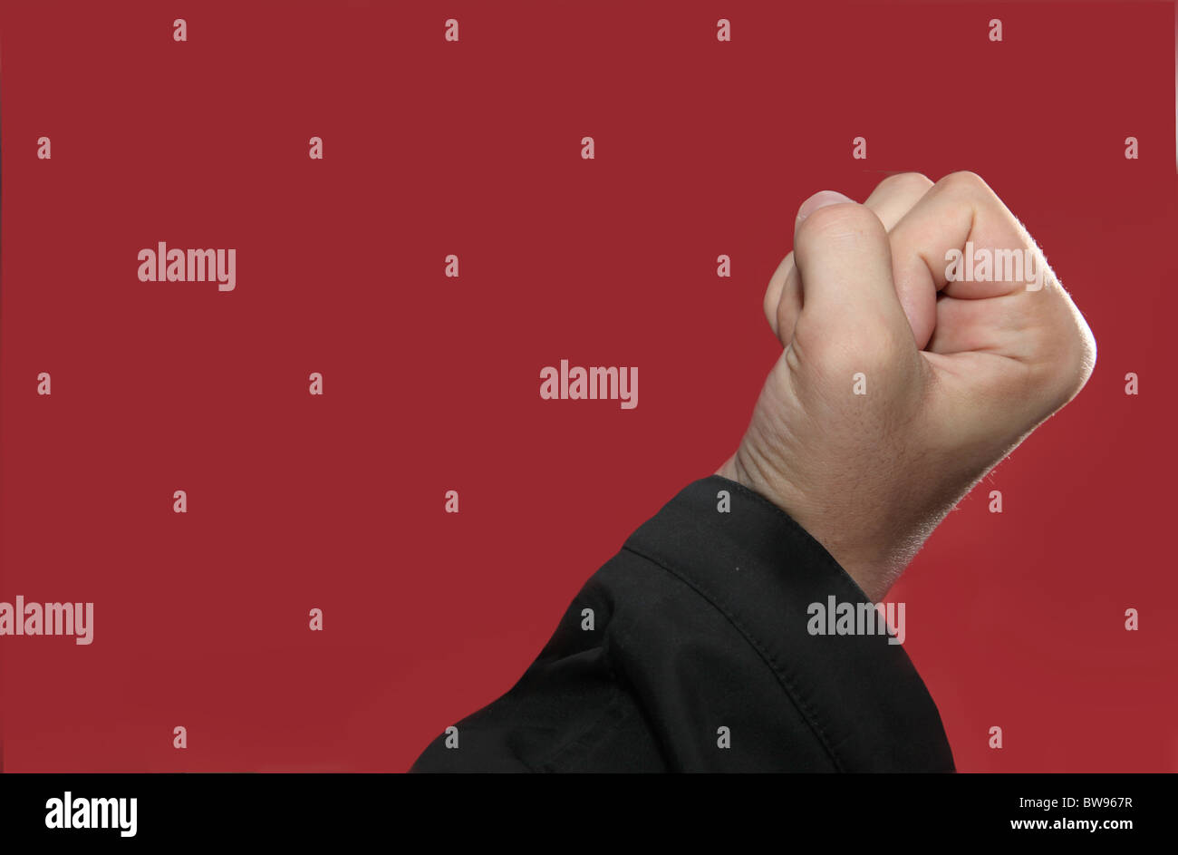 Poing rouge Banque de photographies et d’images à haute résolution - Alamy