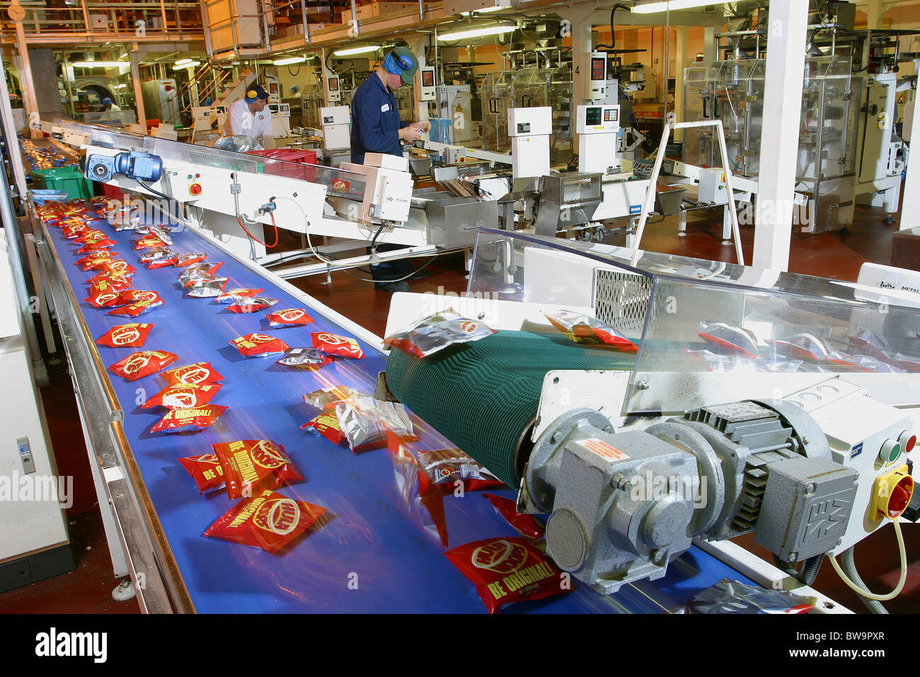 Chaîne de production de l'usine nets Photo Stock - Alamy
