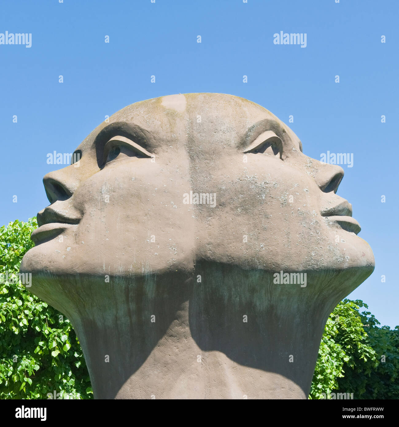 Blik Van Licht, statue de Charles Delporte, Damme, Région flamande ...