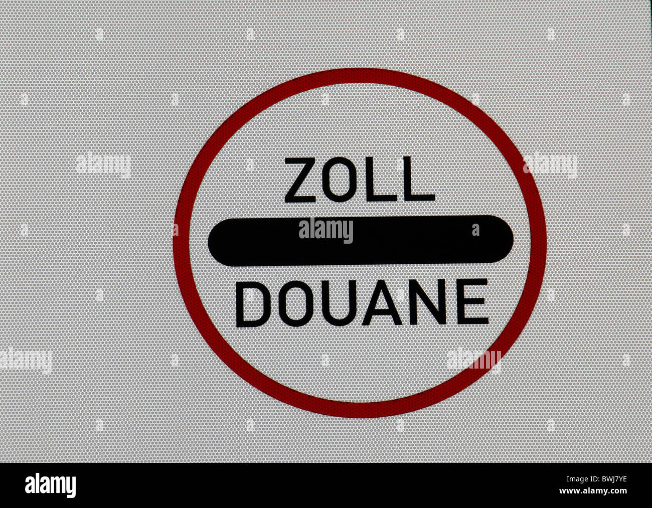 81 cm des douanes Douane bouclier signe symbole icône pictogramme ...