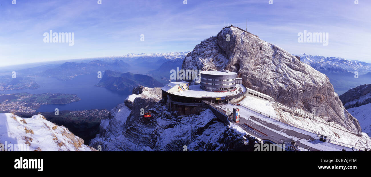 Sommet Pilatus station téléphérique pic téléphérique téléphérique ...
