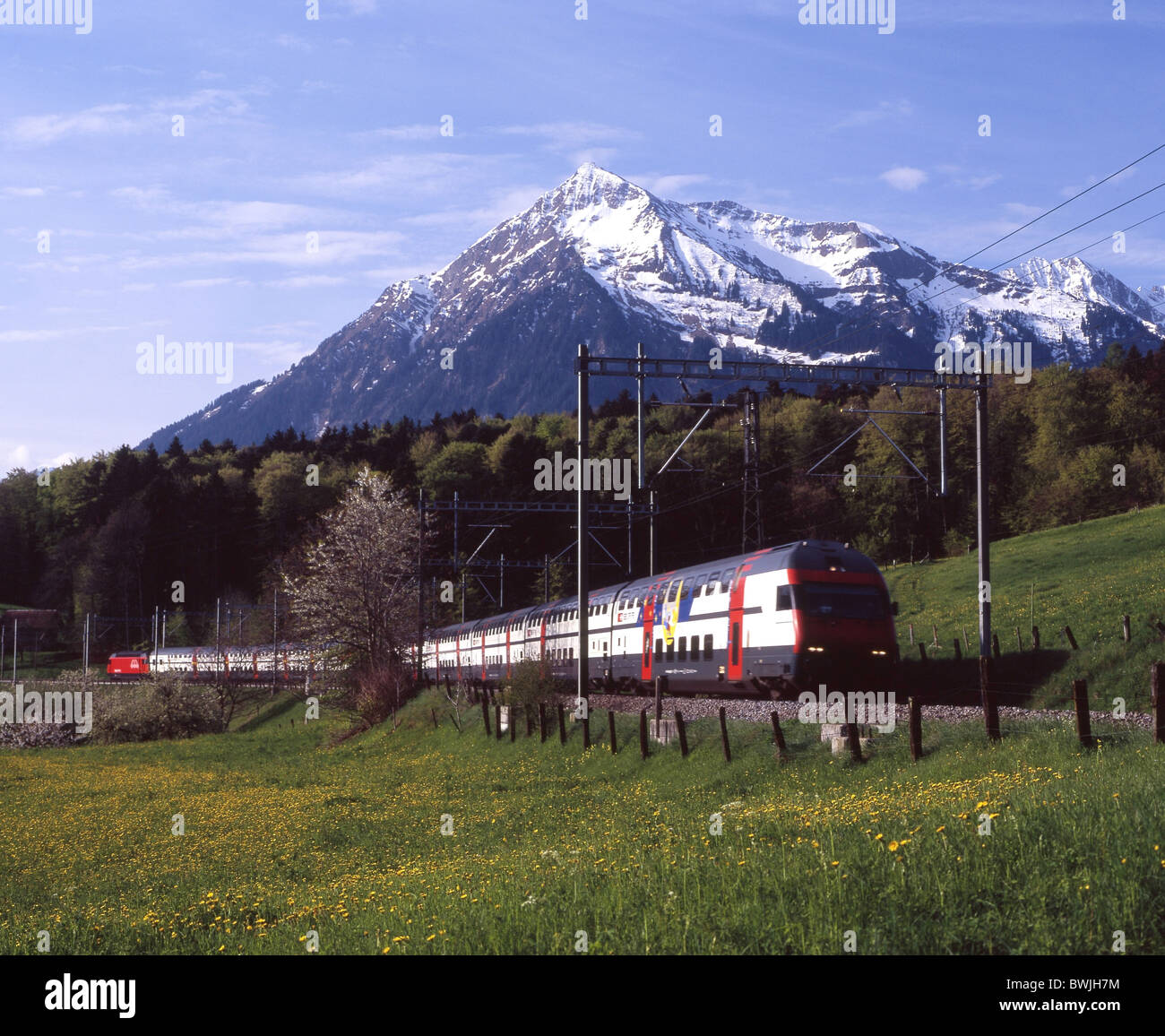 Sbb double decker railway train Banque de photographies et d’images à ...