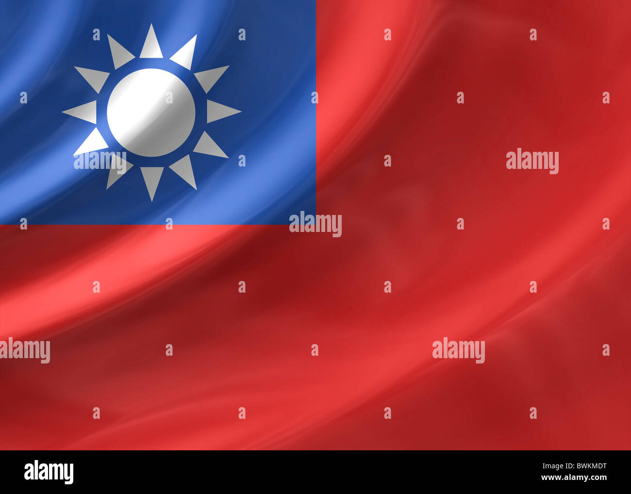 Drapeau taiwan Banque de photographies et d’images à haute résolution ...