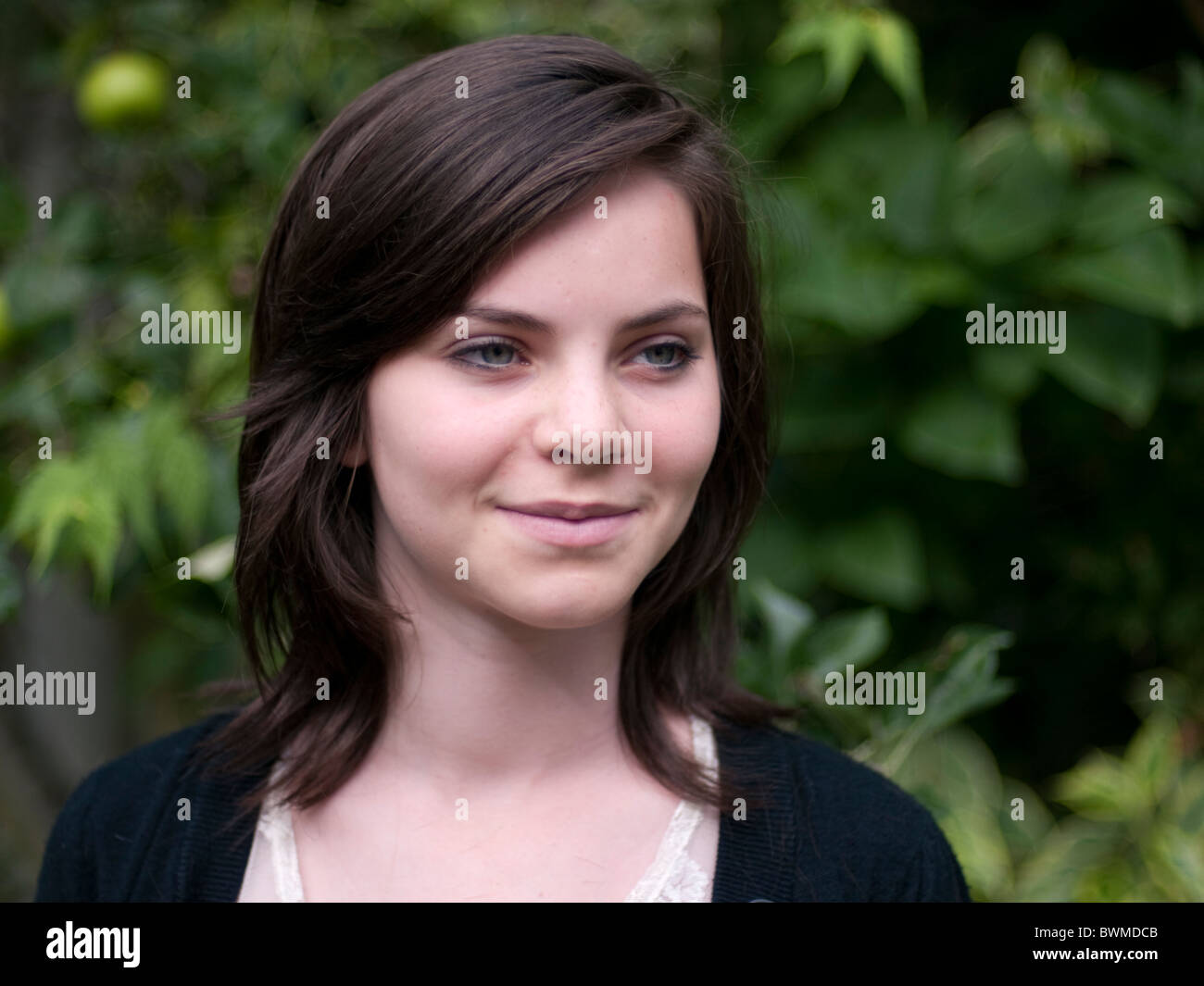 Visage fille de treize ans Banque de photographies et d’images à haute ...