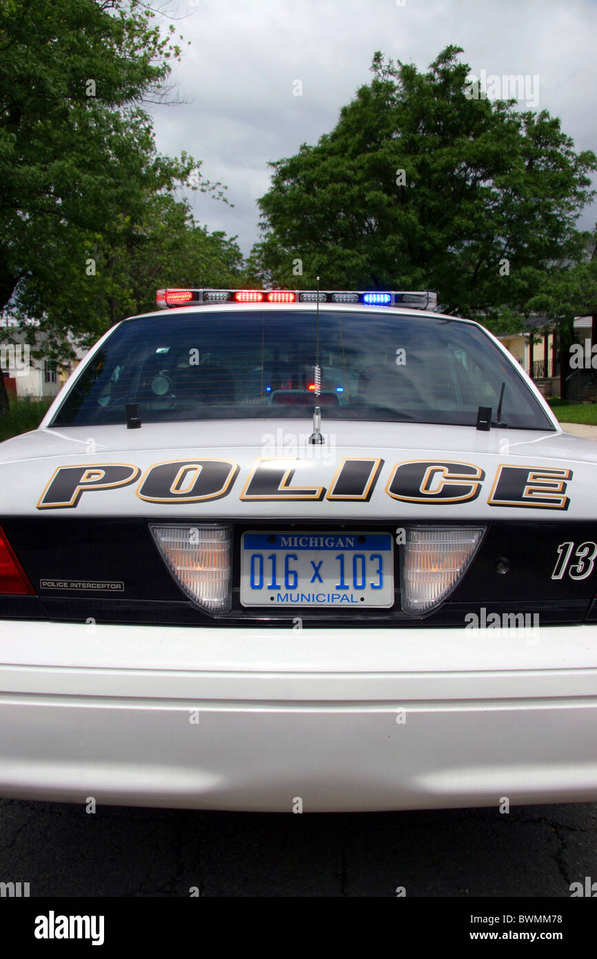 Detroit police car Banque de photographies et d’images à haute ...