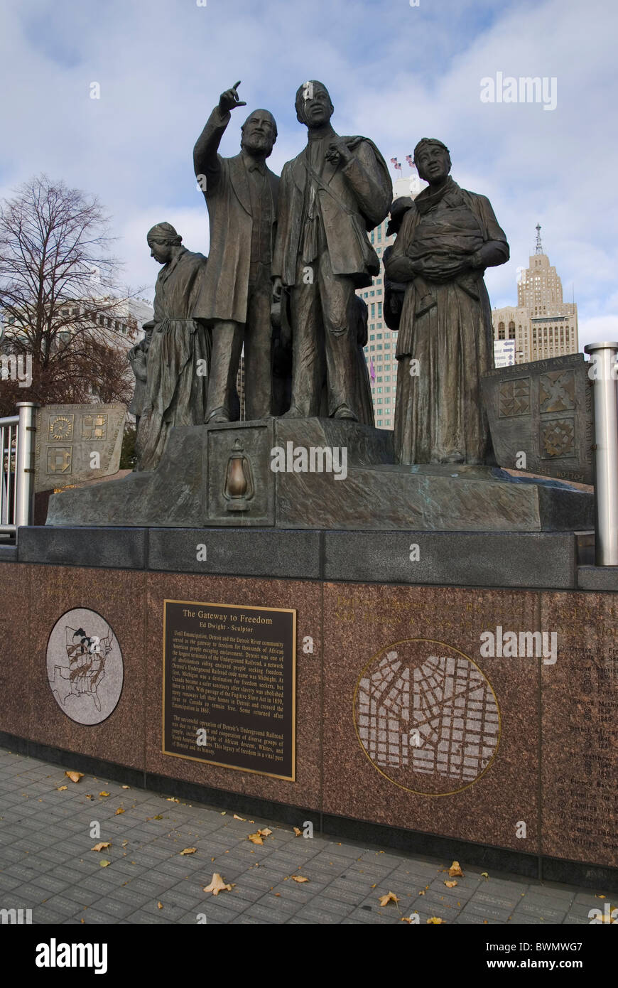 Commémoration statuaire et le rôle de Detroit dans le chemin de fer ...