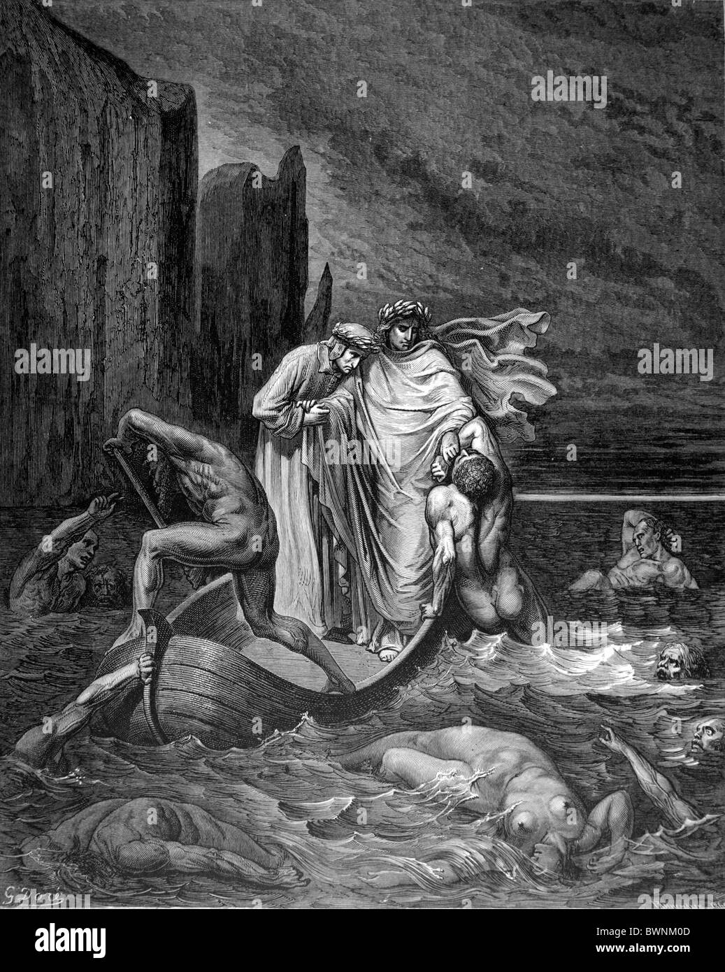 Le passeur le styx Banque de photographies et d’images à haute ...