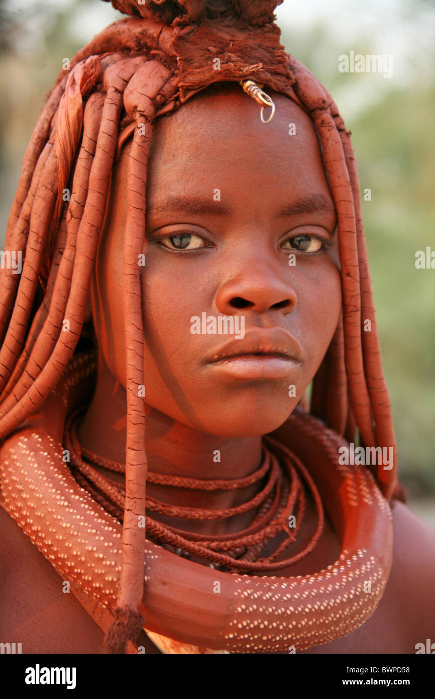 La Namibie Afrique du Sud Été 2007 tribu Himba peuple local tradition ...
