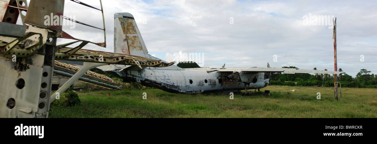 La Grenade, île des Caraïbes de l'ancien aéroport d'avions avion ...
