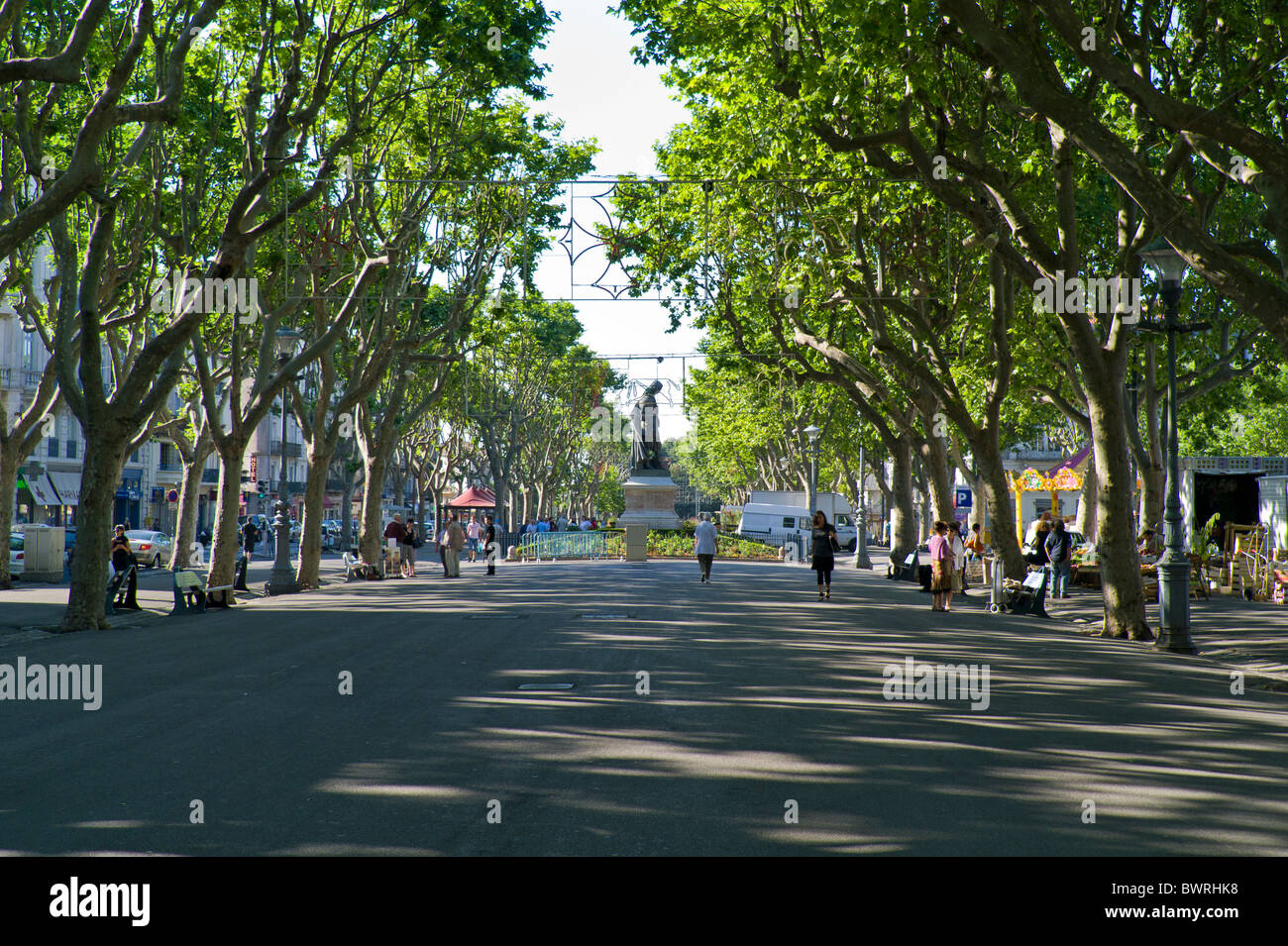 Allée Paul Riquet Béziers France Photo Stock - Alamy