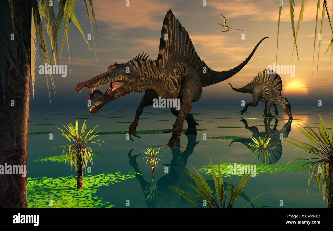 L'aube des dinosaures Banque de photographies et d’images à haute résolution - Alamy