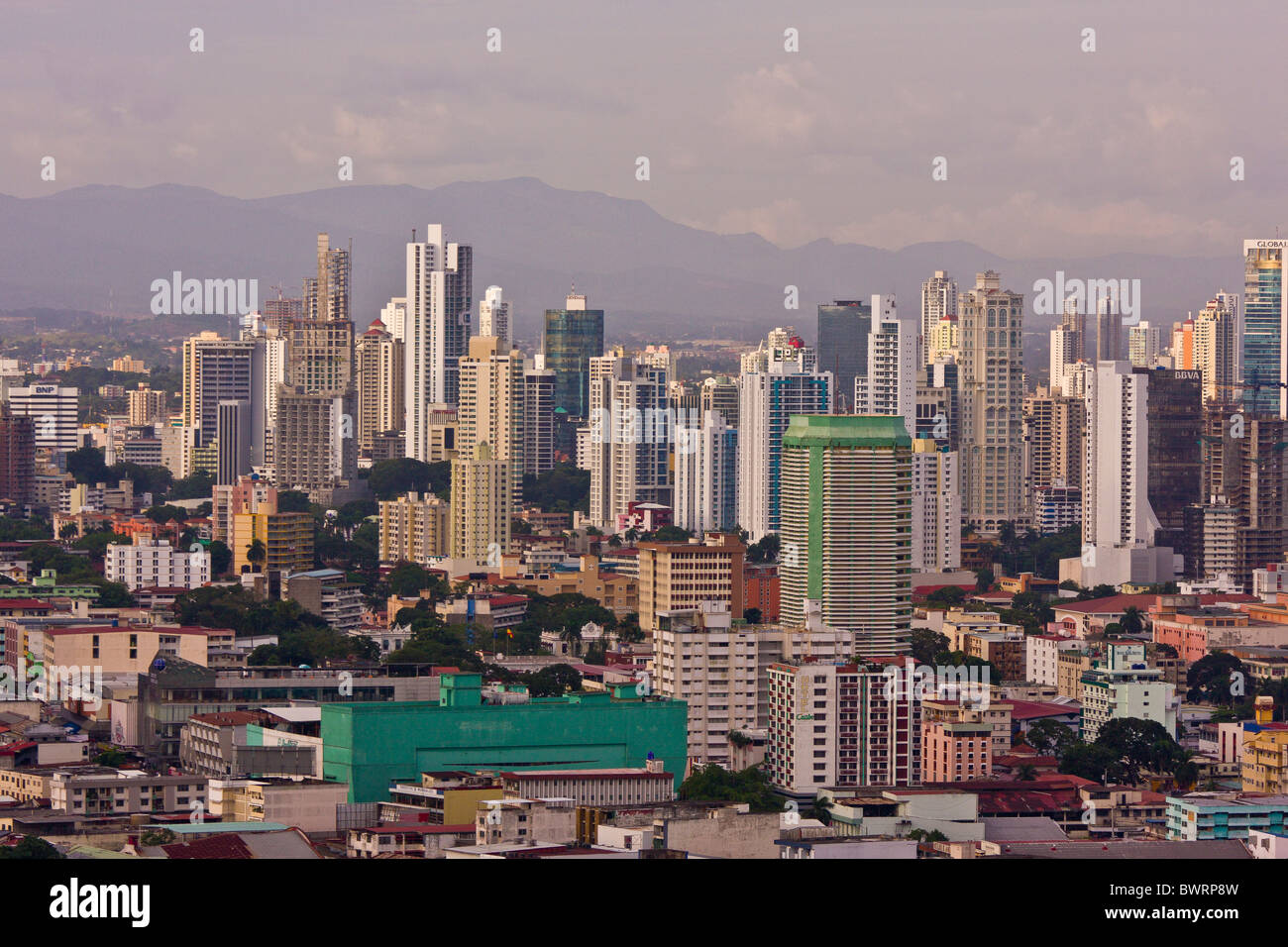 La ville de Panama, PANAMA - Panama City skyline, le centre-ville de ...