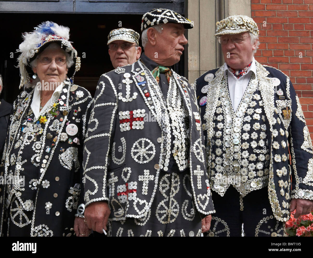 The pearly king and queen of london Banque de photographies et d’images ...