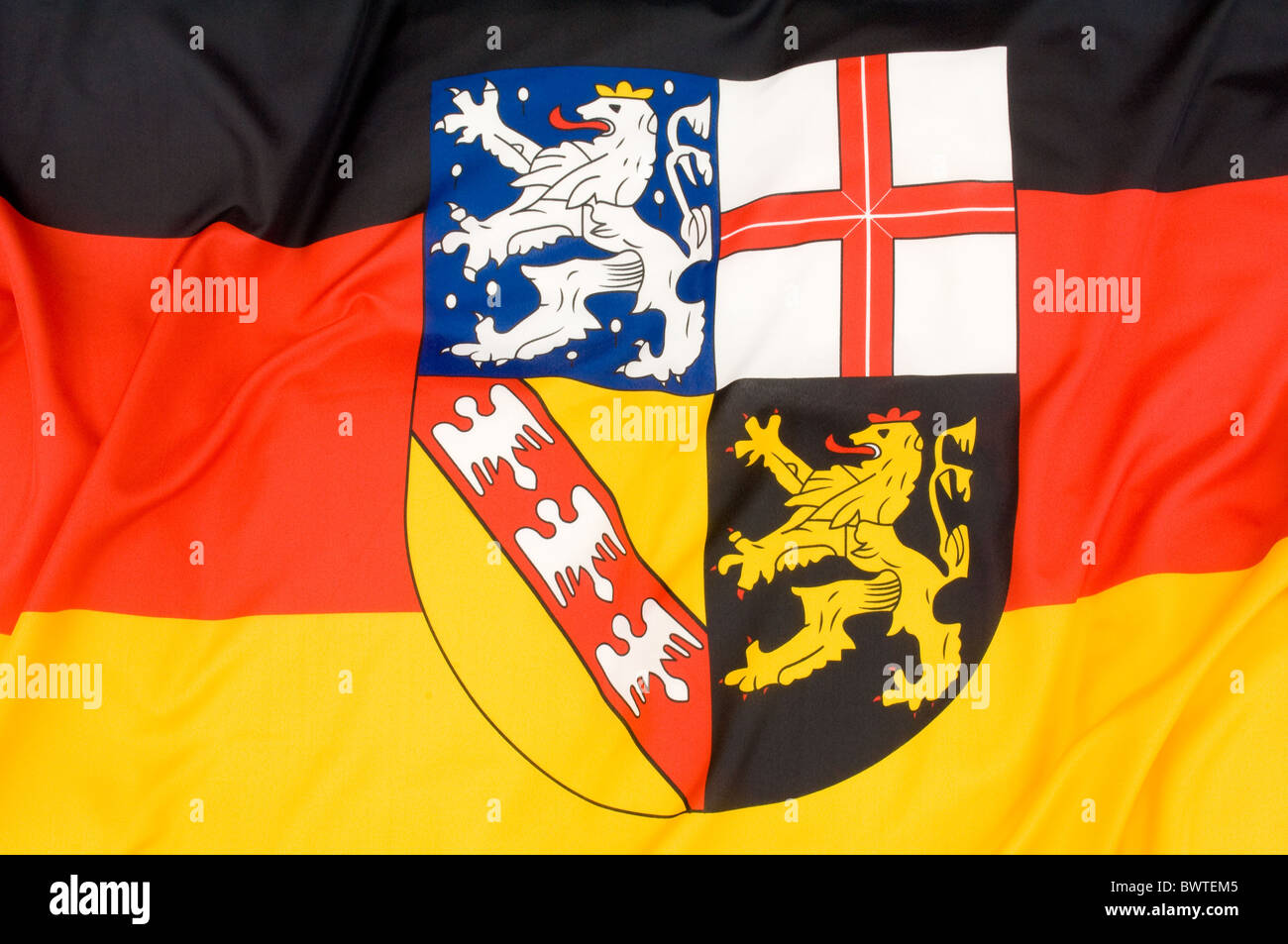 Drapeau de la sarre Banque de photographies et d’images à haute ...