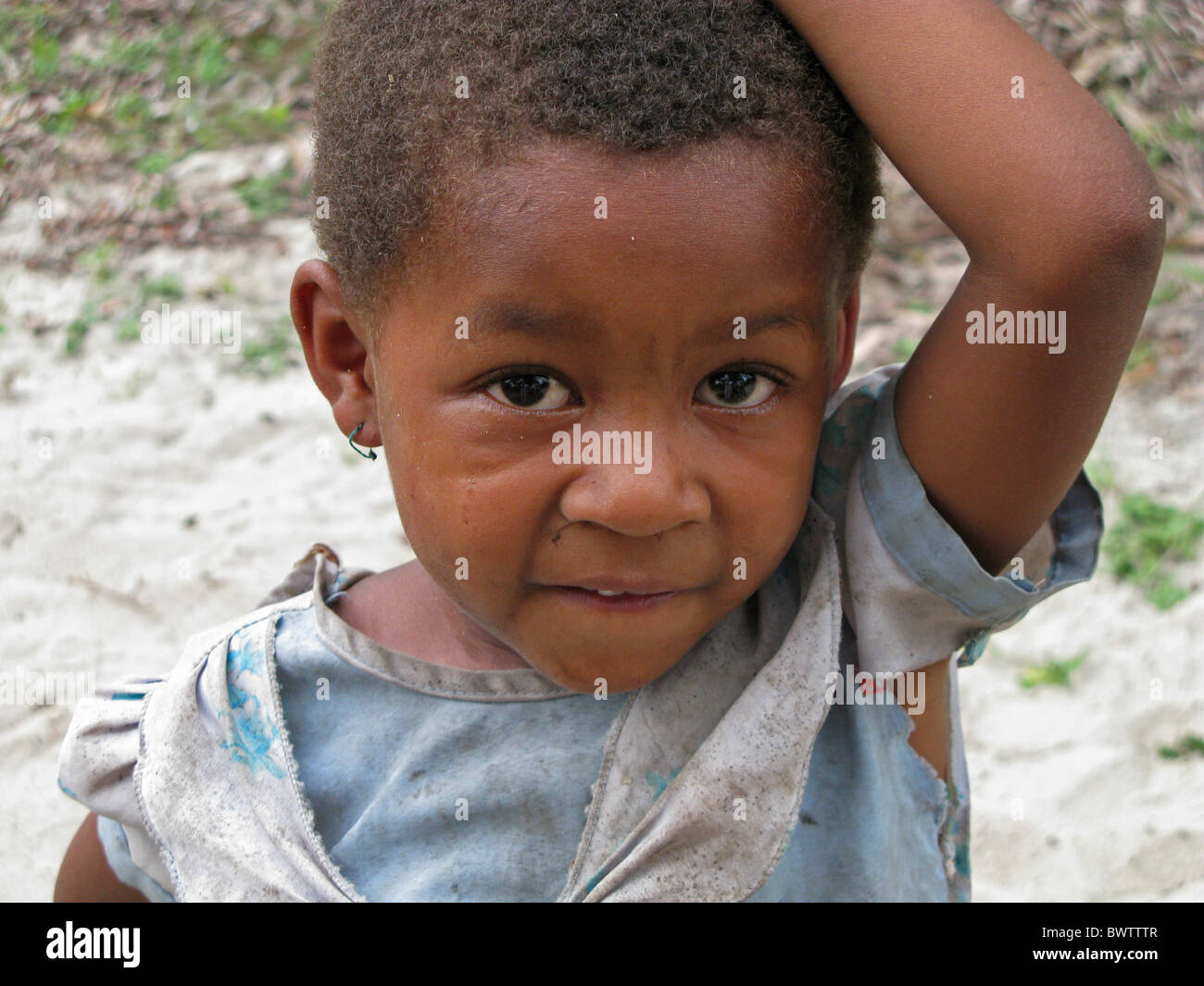 Jeune fille malgache, portrait, Madagascar Photo Stock - Alamy