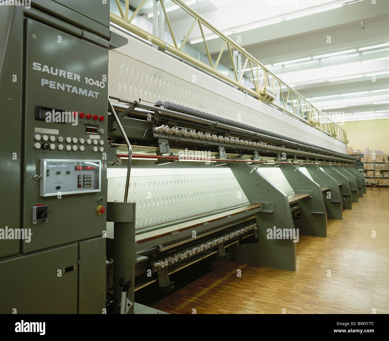 Saint-gall Suisse Europe machine usine filature de l'industrie textile ...