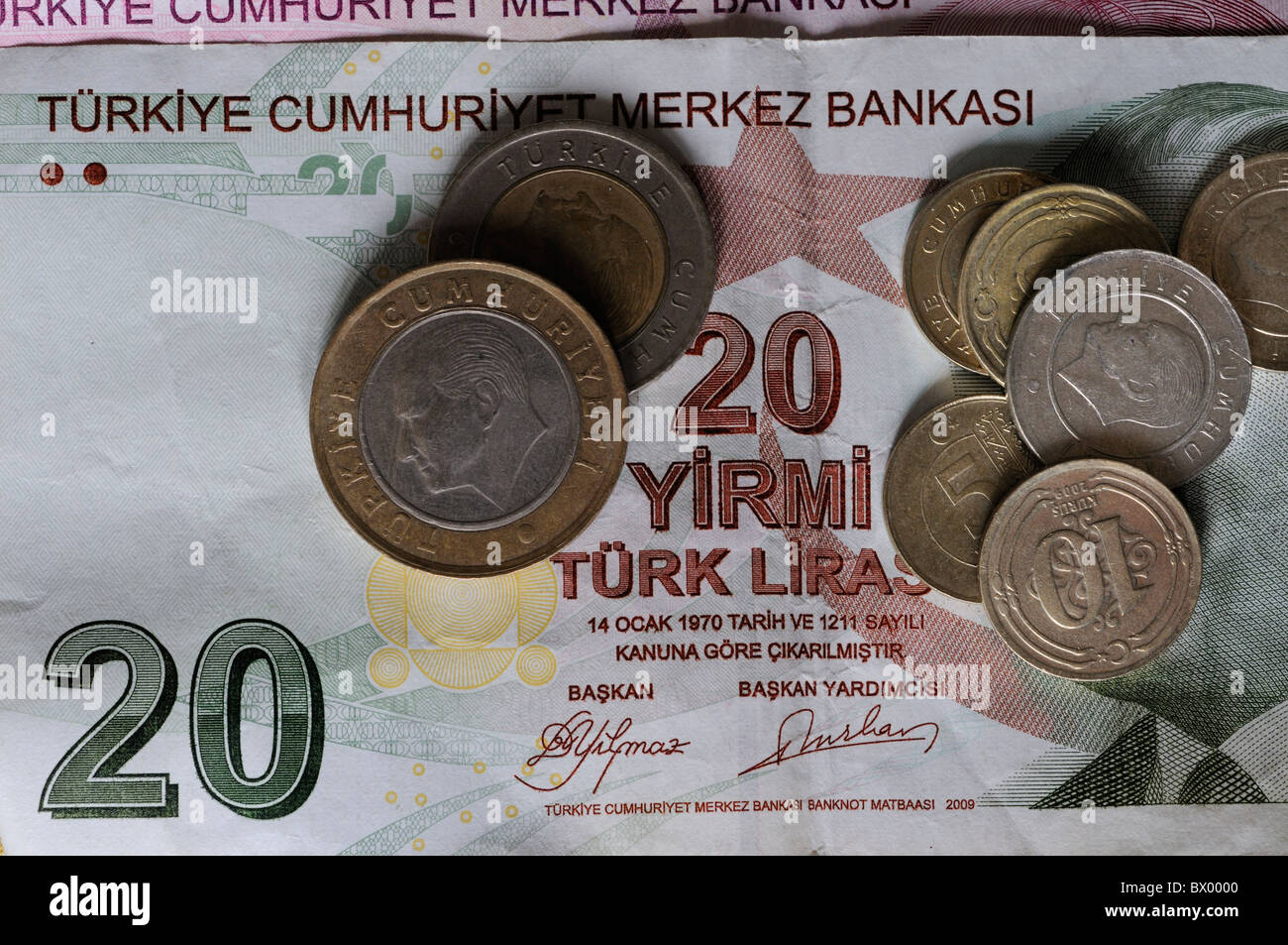 Pièces de monnaie turques Banque de photographies et d’images à haute ...