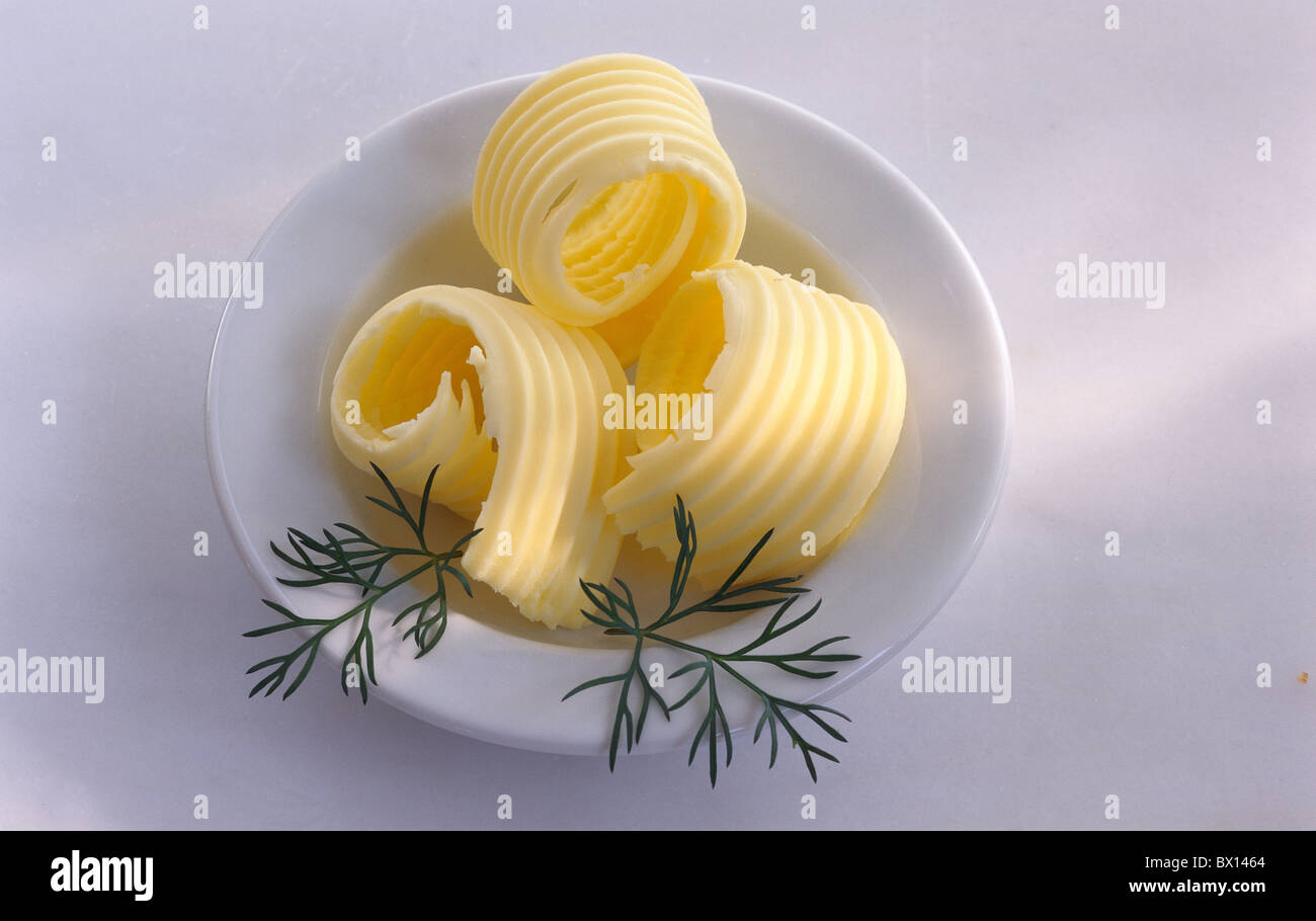 Produits laitiers gras gras beurre Curl s alimentaire ingrédients frais ...