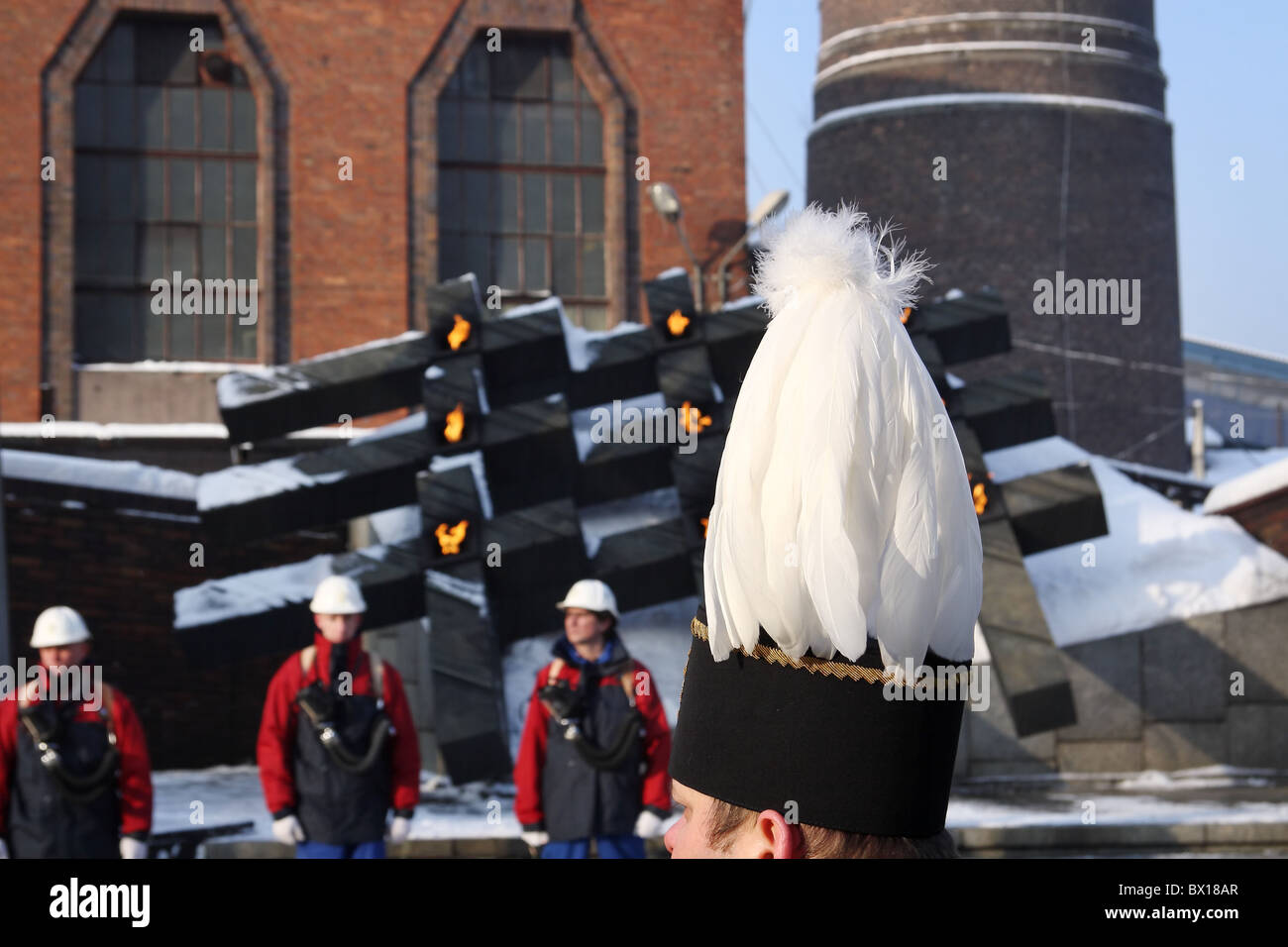 La journée 'Miner' en Pologne. Hommage aux mineurs le 9 victimes de ...