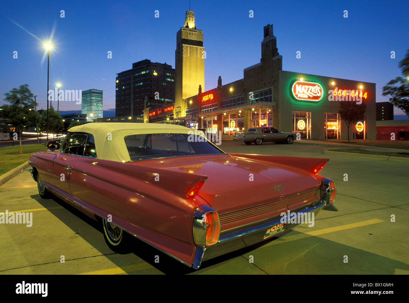 Oklahoma Cadillac 1962 Rose Route 66 Convertible Tulsa USA Amérique ...
