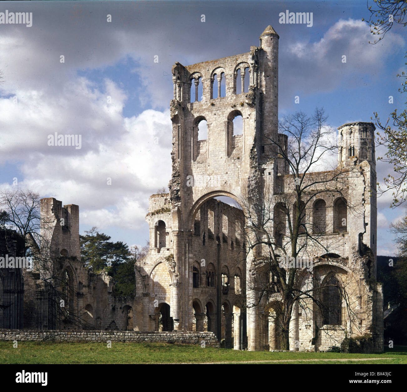 Abbaye de Jumièges ruines église ruine Normandie France Europe Photo ...