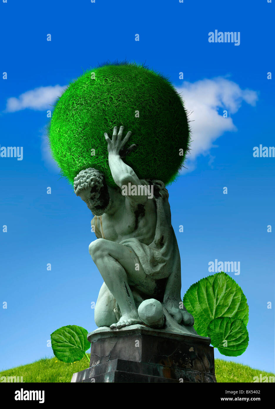 Atlas carrying the globe Banque de photographies et d’images à haute ...