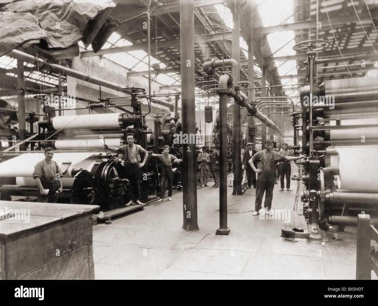Early 1900s Textile Factory Banque d'image et photos - Alamy