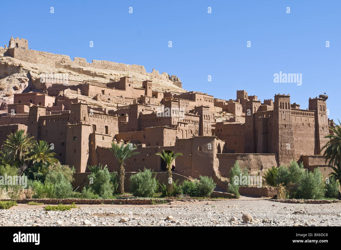 Vieux ksar d'Aït Benhaddou, site classé au patrimoine mondial, le Maroc ...