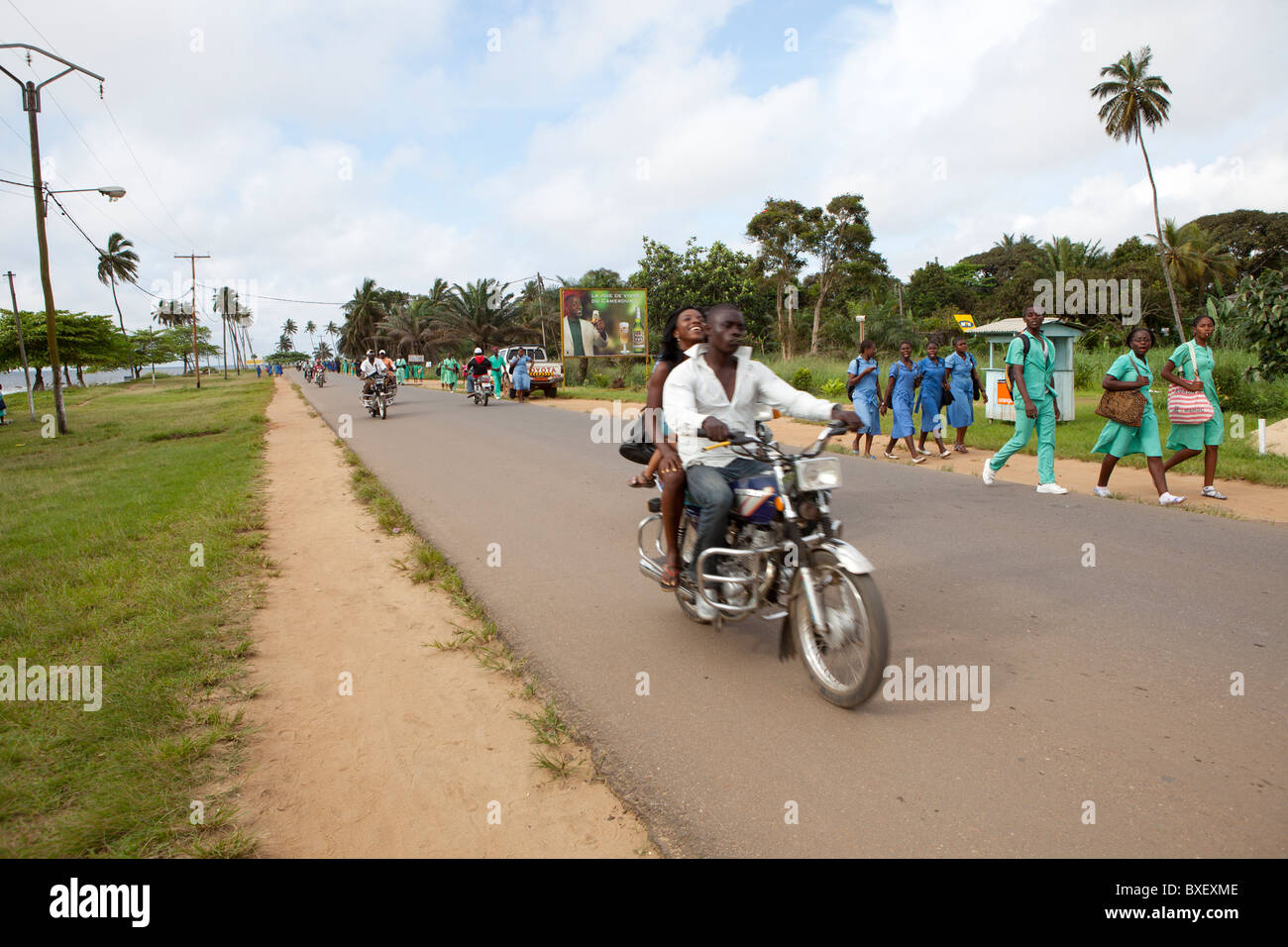 Beach kribi cameroon yaounde africa Banque de photographies et d’images ...
