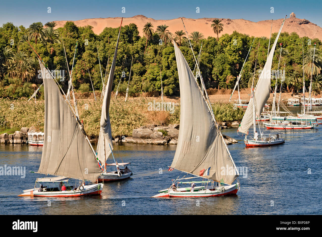 Village nubien sur le nil Banque de photographies et d’images à haute ...