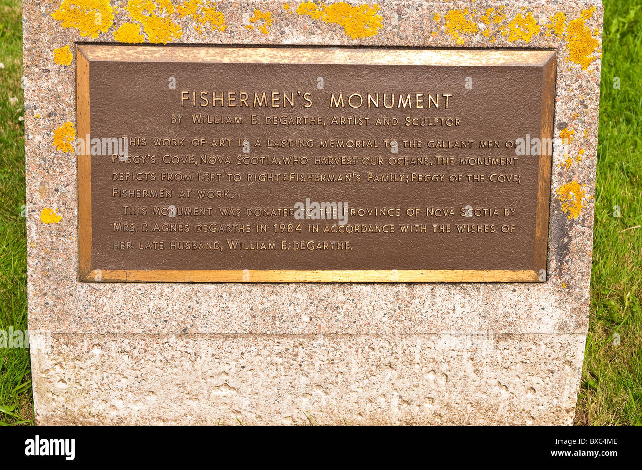 Plaque memorial monument dedication Banque de photographies et d’images ...