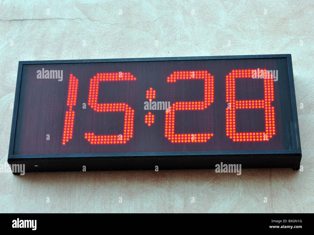 Digital clock numbers Banque de photographies et d’images à haute ...