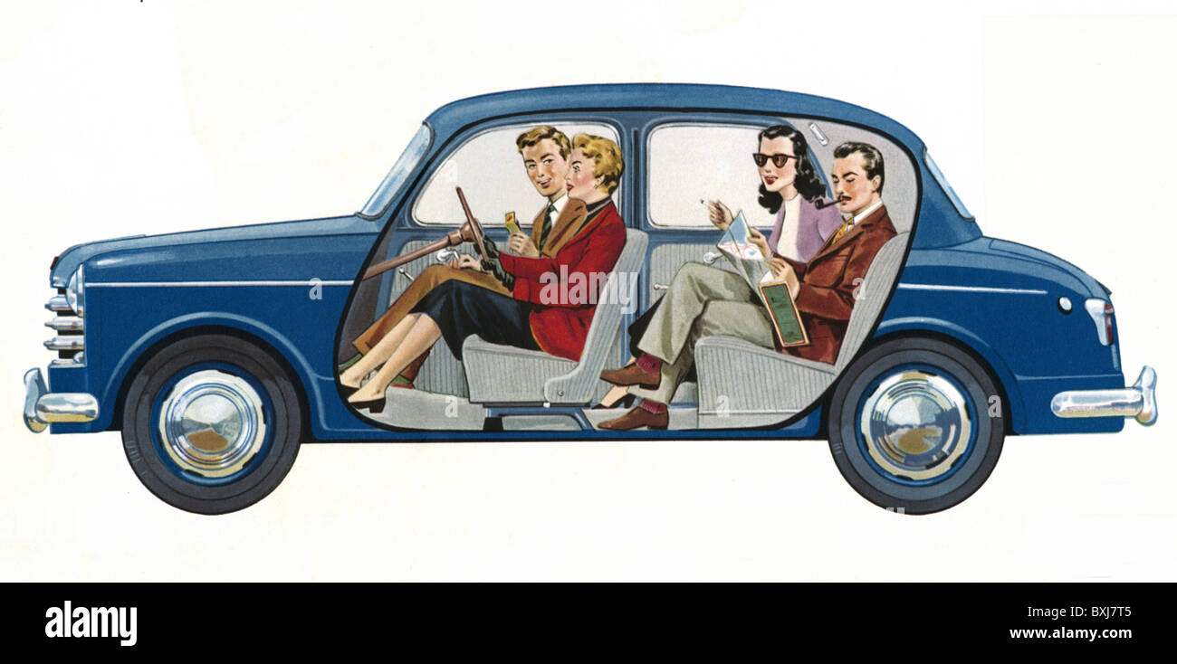 50s fiat Banque d'images détourées - Alamy
