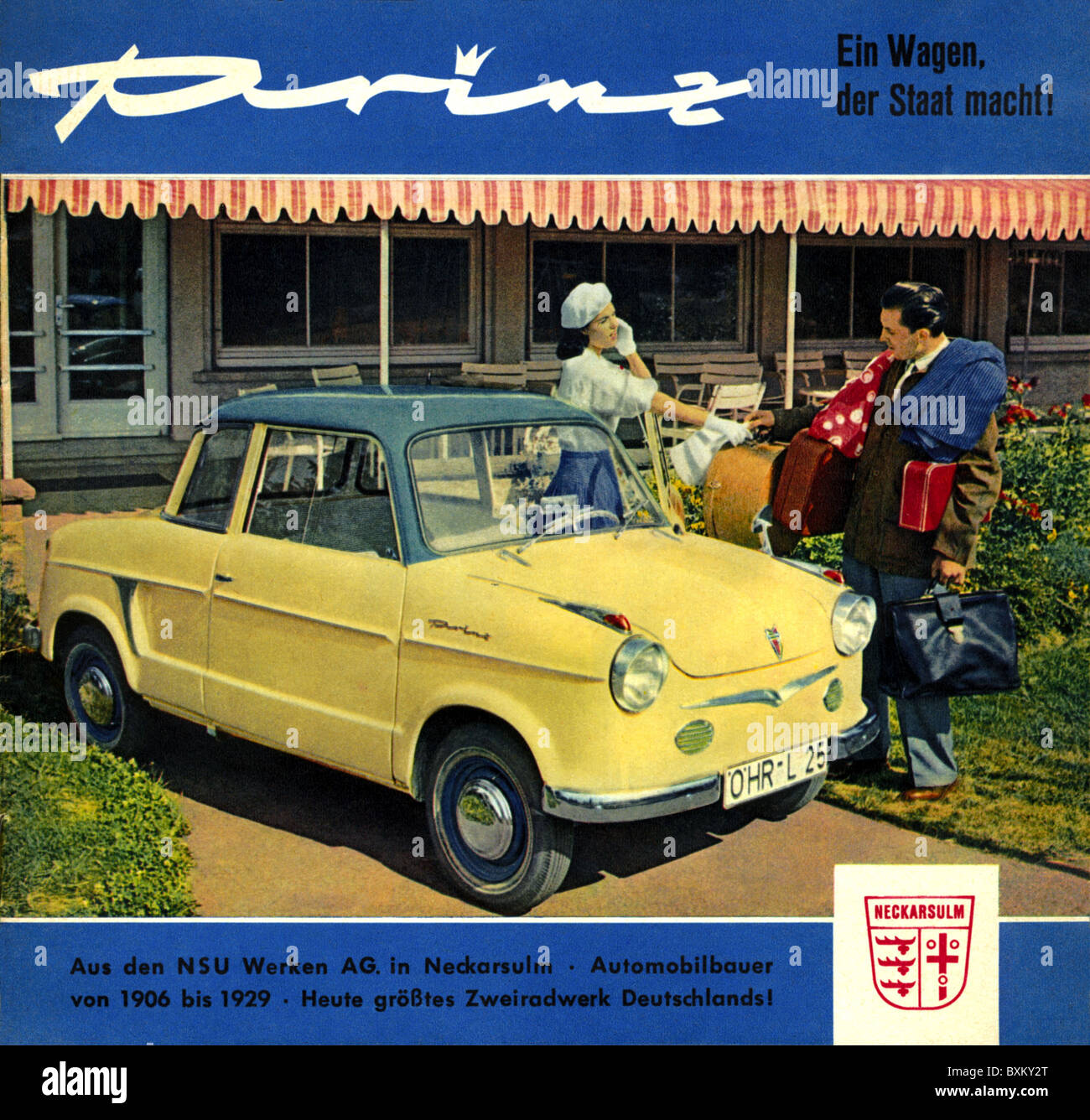 Voiture, automobile, variantes de véhicule, NSU Prinz, brochure, NSU ...