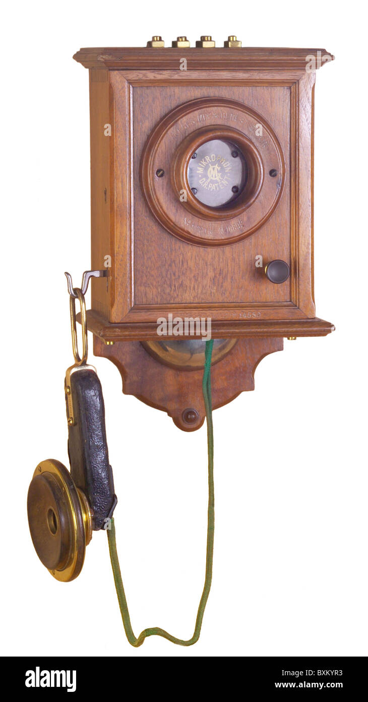 19th century telephone Banque de photographies et d’images à haute ...