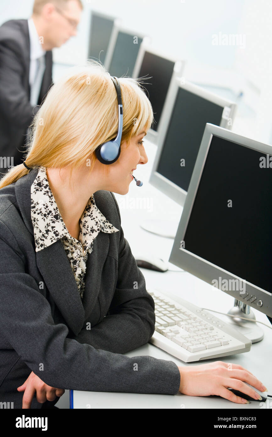 Opérateur Téléphonique Banque d'image et photos - Alamy