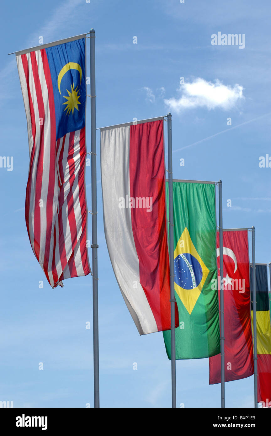 Drapeaux du Monde Photo Stock - Alamy