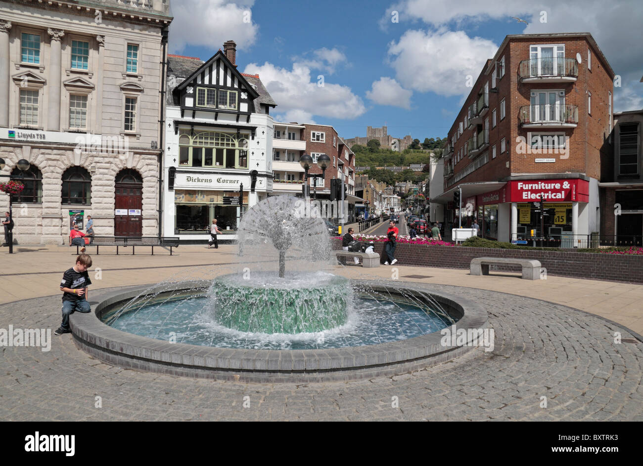 Dover town centre castle kent Banque de photographies et d’images à ...