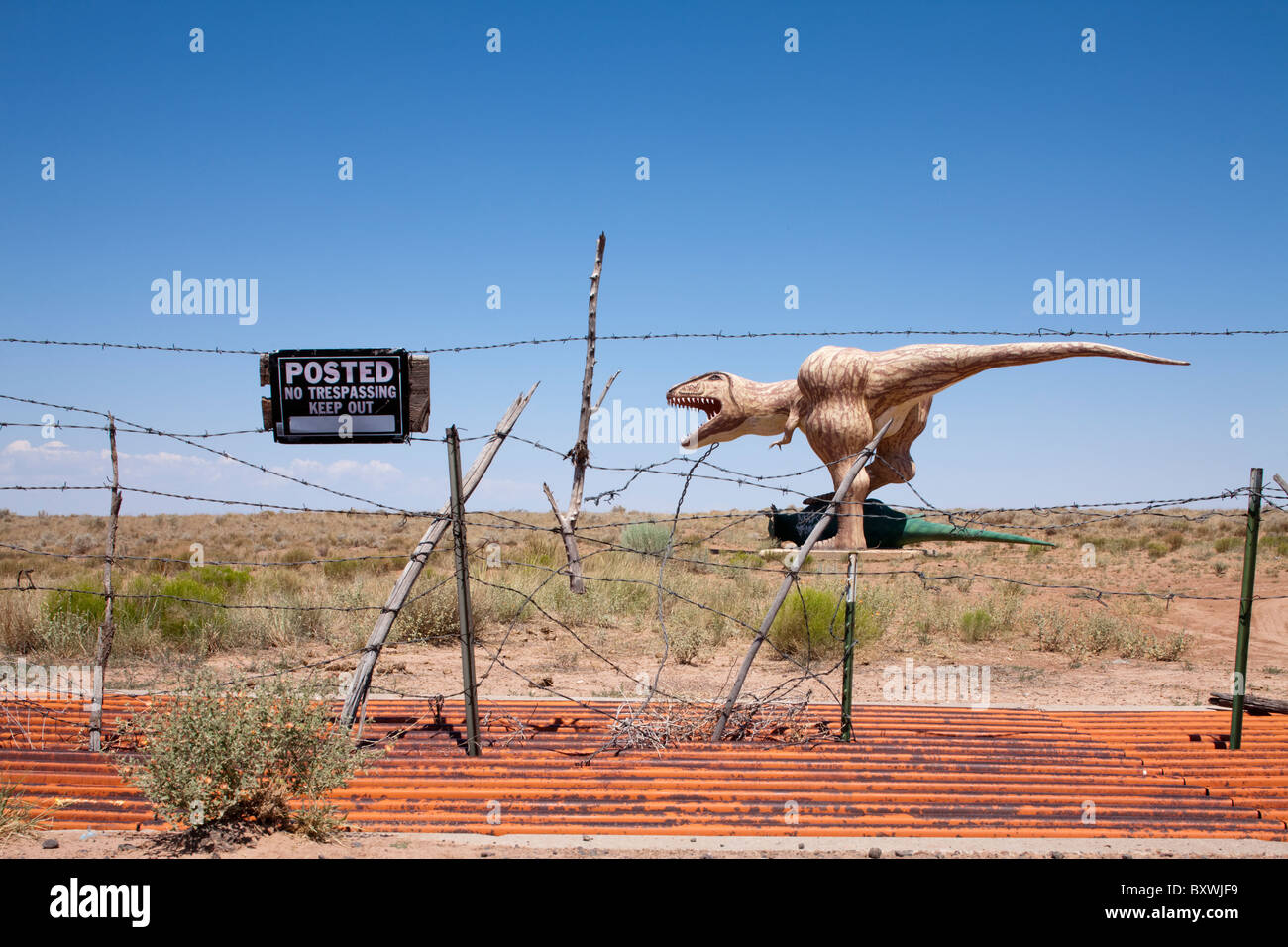 Route 66 arizona dinosaur Banque de photographies et d’images à haute ...