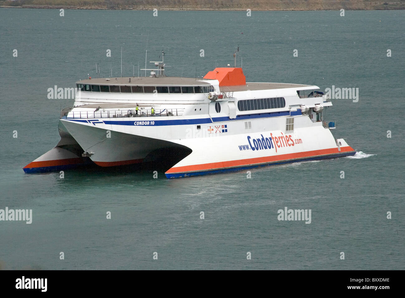 Catamaran ferry condor ferries Banque de photographies et d’images à haute résolution - Alamy