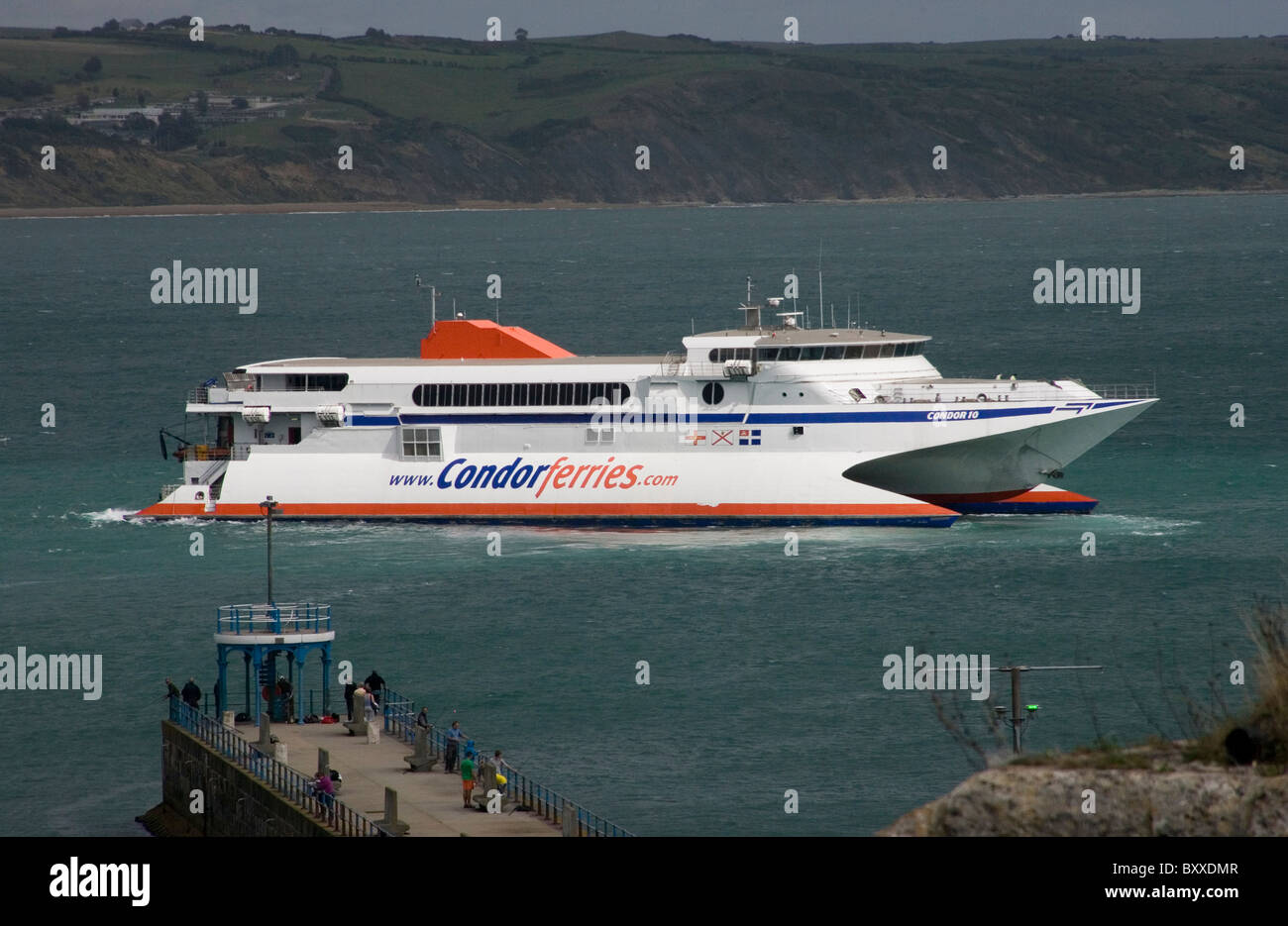 Catamaran ferry condor ferries Banque de photographies et d’images à haute résolution - Alamy