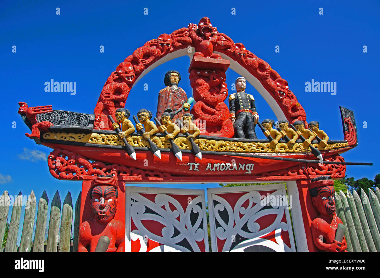 Sculptures maoris Banque de photographies et d’images à haute ...