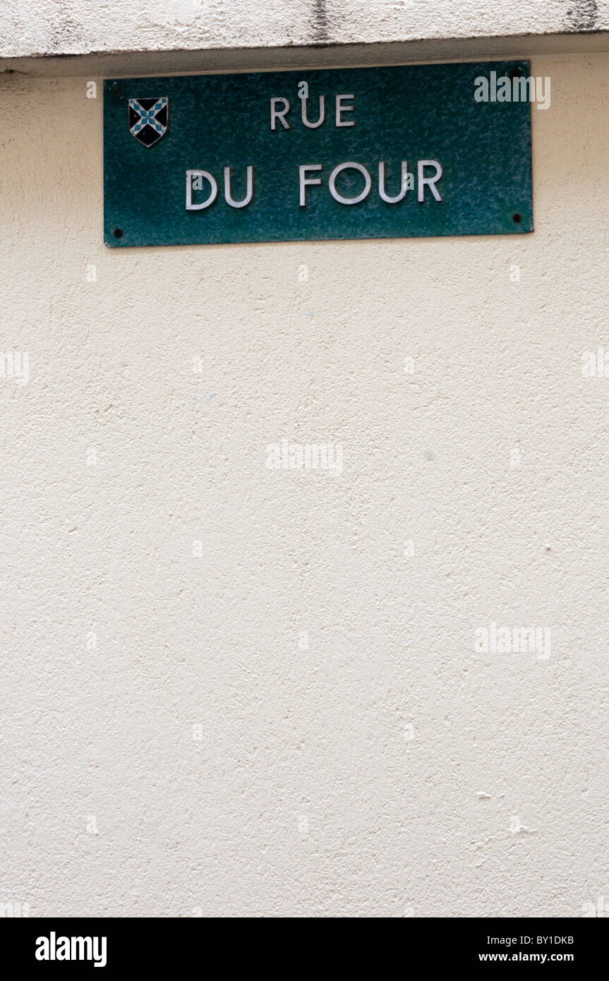 French street name plaque rue Banque de photographies et d’images à ...